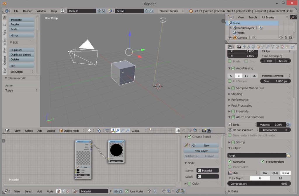 Blenderのテーマ集1 - CGrad Project
