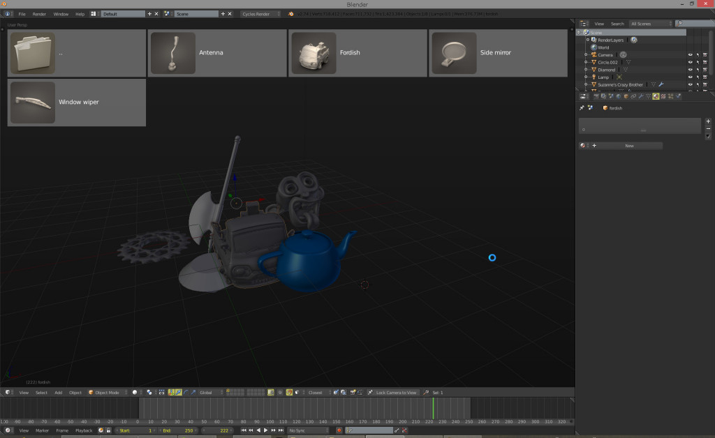 Blender Addon Review: Asset Flinger（アセット・ツール） - CGrad Project