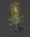 Addon ：木の作成が簡単になる（Modular Tree） - CGrad Project