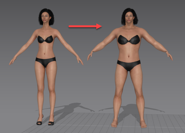 Marvelous Designerのアバターに自動変換機能を試してみた - CGrad Project